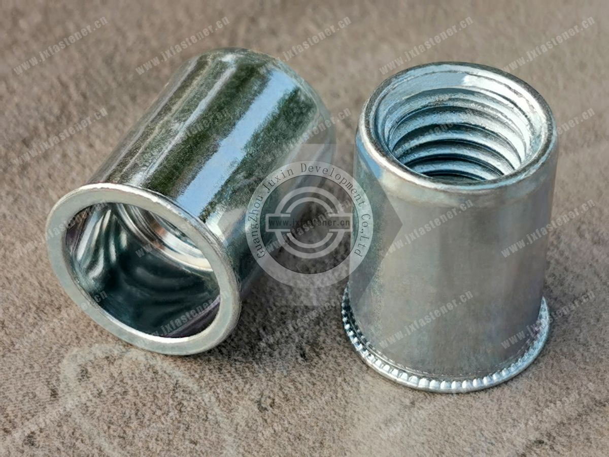 M6 Thin Head Open end Round Body Plain Blind Rivet Nuts