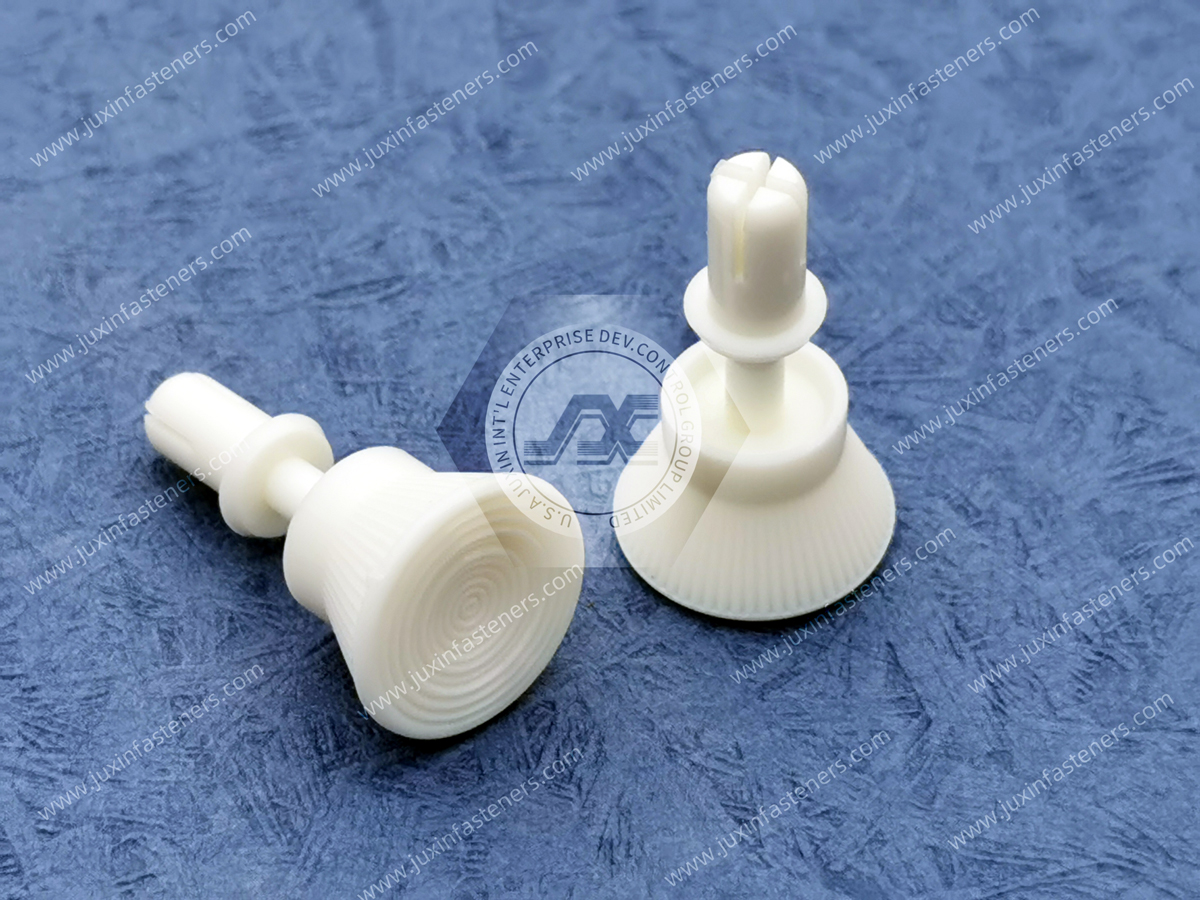 White Snap Push-In Rivet, Releasable Wholesale