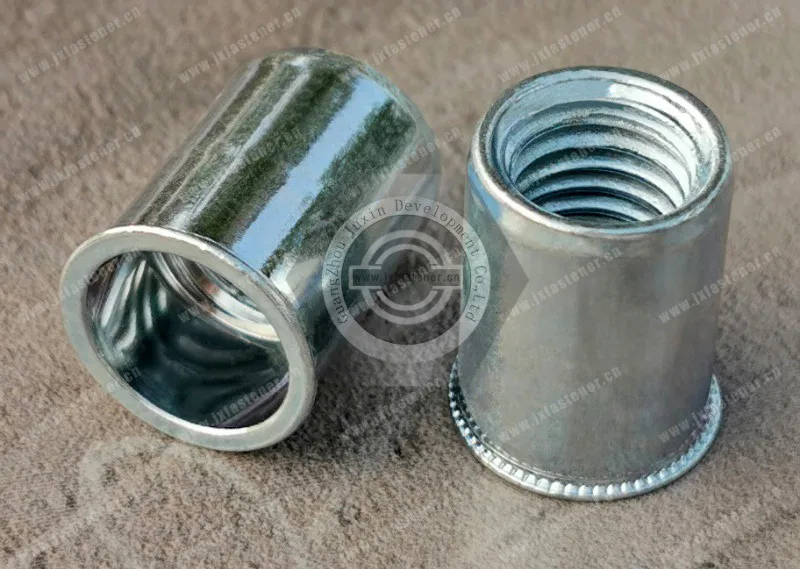 M6 Thin Head Open end Round Body Plain Blind Rivet Nuts