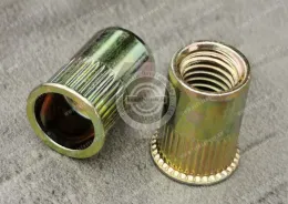 Flat Head Closed Round Body Knurled Blind Rivet Nuts—C losed End Wholesale