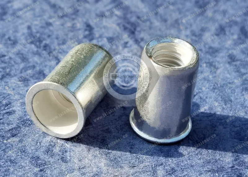 Thin Head Open Round Body Plain Blind Rivet Nuts—Open End Company