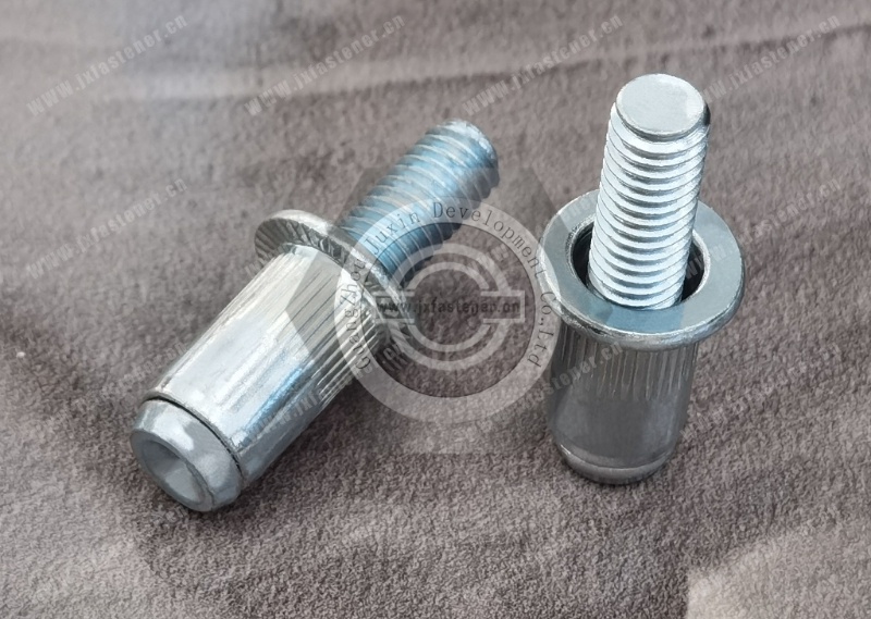 Flat Head Body Knurled Blind Rivet Studs Supply
