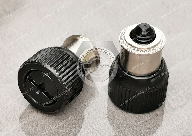 Export Large Knob, Spring-Loaded – Types Knurled Head. JX-PF11, JX-PF12