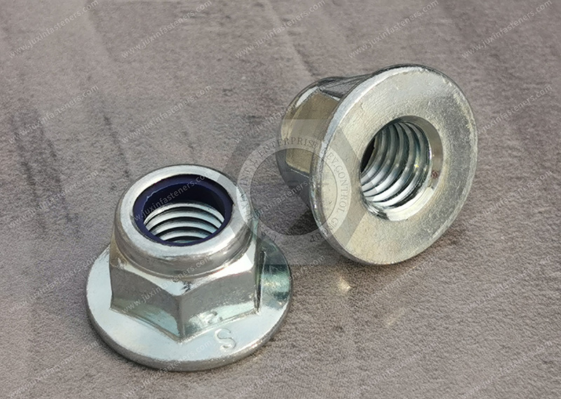 Metric Medium-Strength Steel Nylon-Insert Flange Locknuts Manufacturer