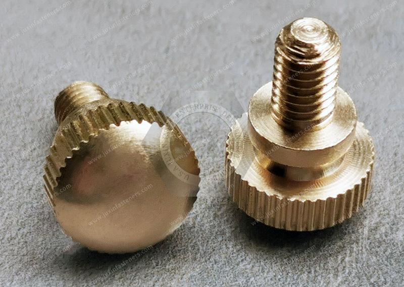 Sale Brass Flared-Collar Knurled-Head Thumb Screws