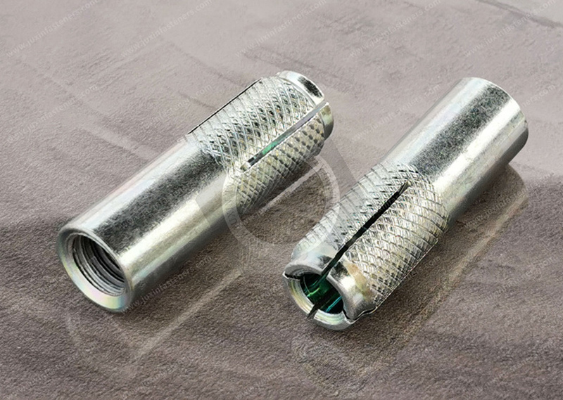 ODM. Steel Female-Threaded Anchors for Concrete, JX-22CNC540-M12-50-ST ...