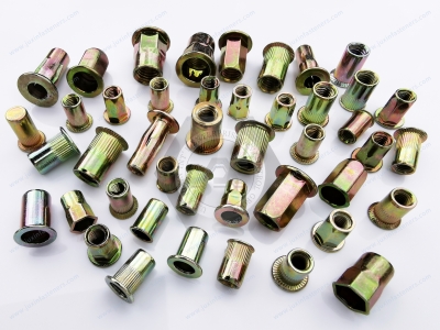 Small countersunk head hexagonal rivet nut standard and installation ...
