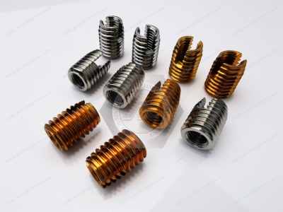 Use and use characteristics of tapping inserts for soft metal solutions ...