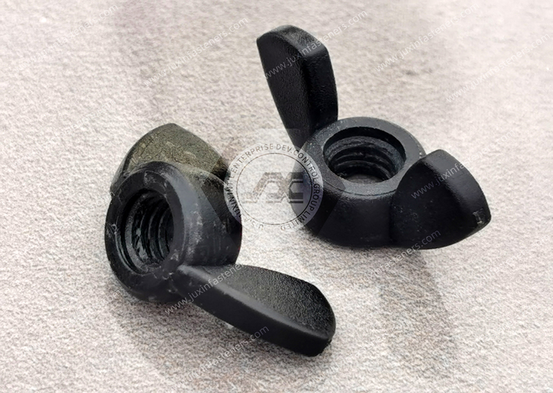 Metric Plastic Black Nylon66 Wing Nuts